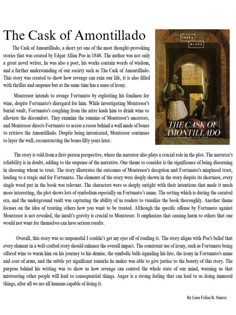 The Cask of Amontillado | PDF