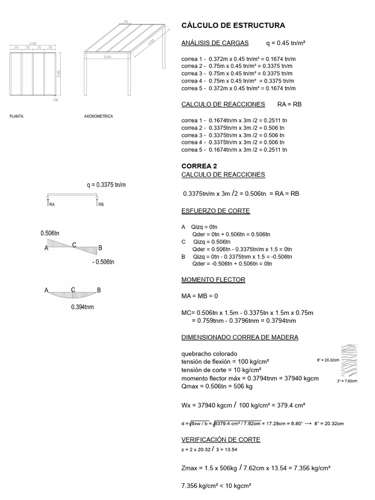 TP Calculo Estructural | PDF