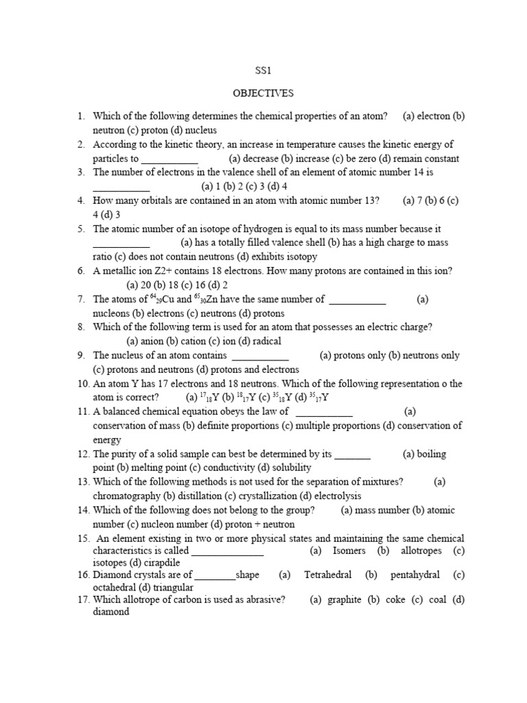 Chem 1 & 2 | Download Free PDF | Atoms | Proton