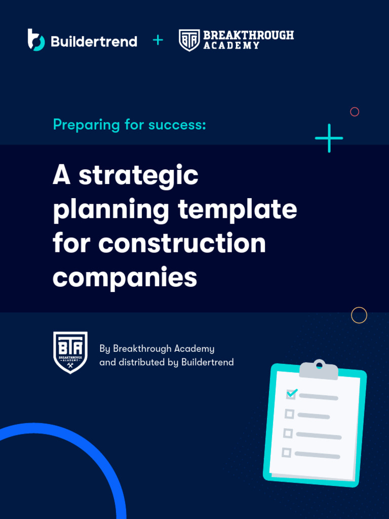 A Strategic Planning Template For Construction Companies | Download ...