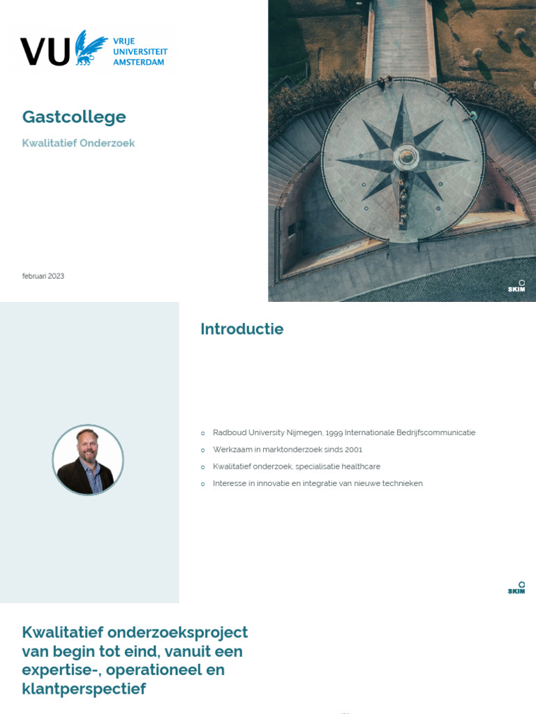 Gastcollege VU TBV Studenten 2024 | PDF