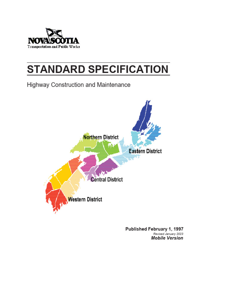 NSTIR Standard Specification Manual 2023 PDF Letter Of Credit