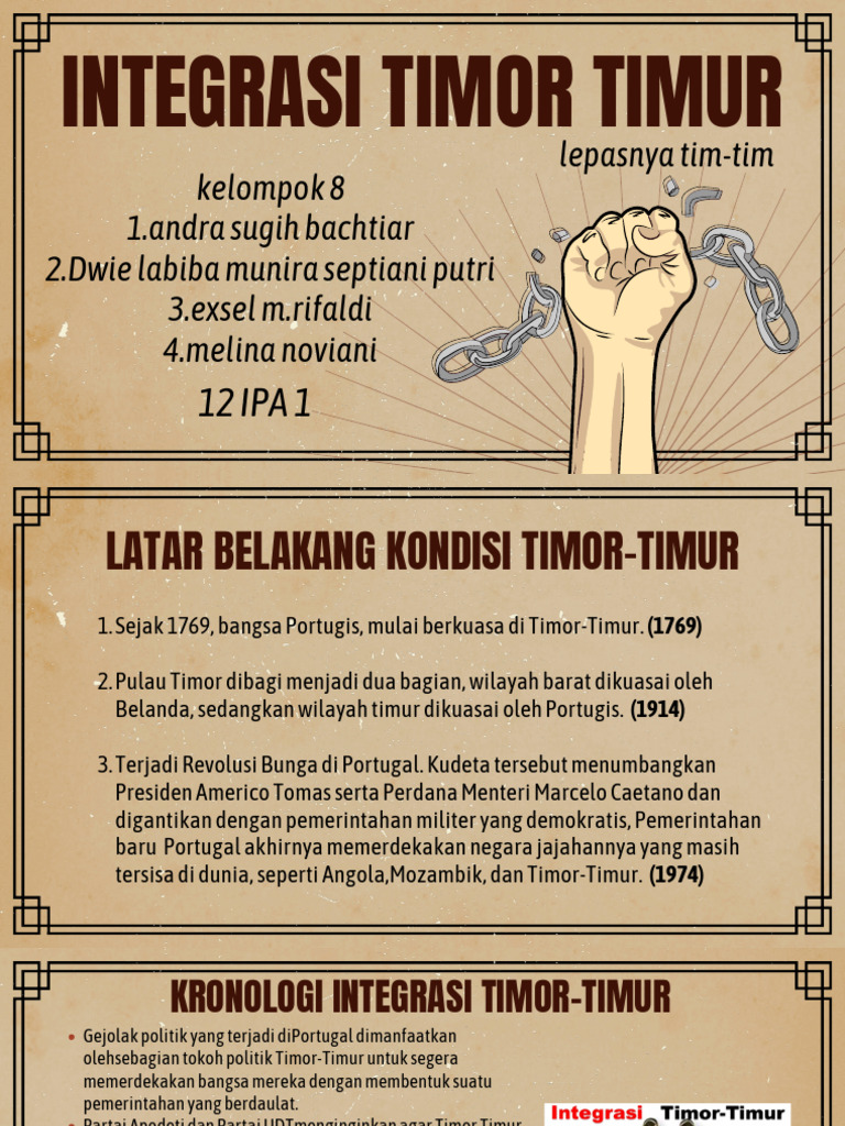 Sejarah Integrasi Timor Timur ke Indonesia | PDF | Perjalanan