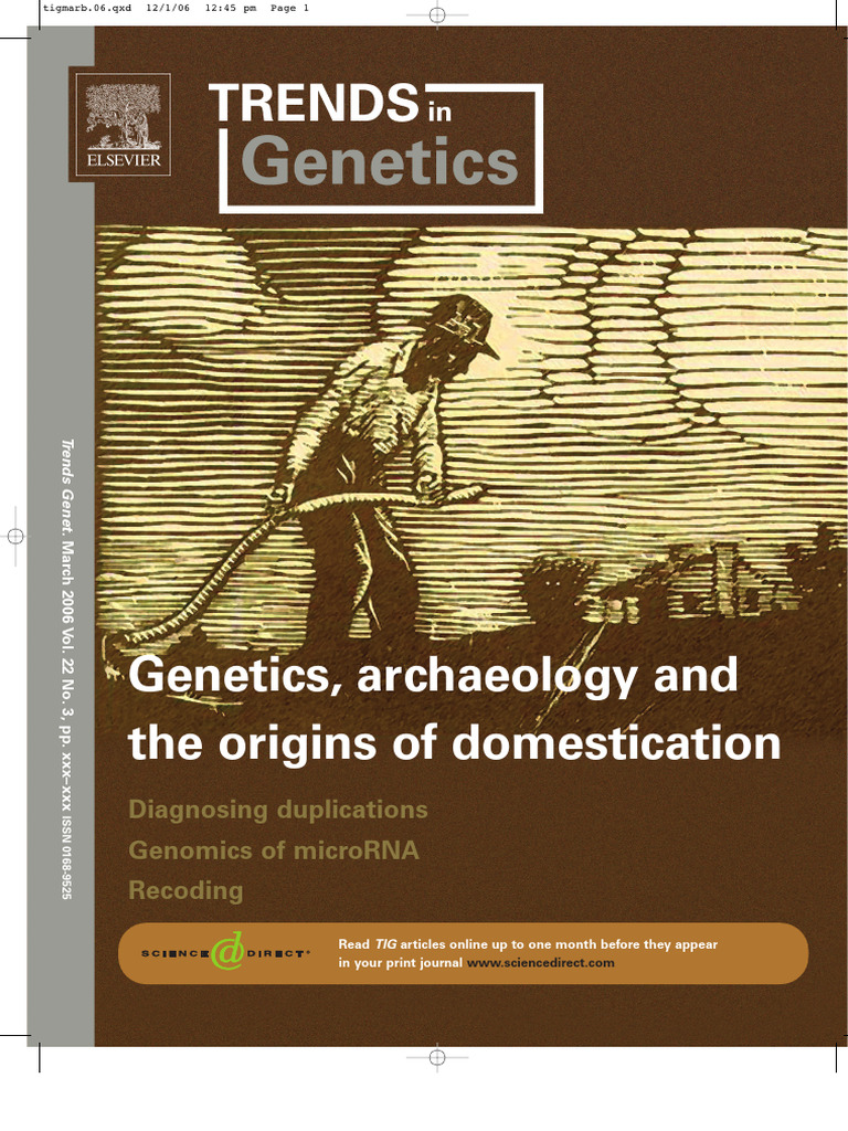 1 Documenting Domestication Bringing Tog | PDF | Domestication | Gene