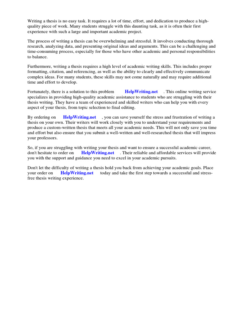 Example of A Term Paper Body | PDF | Essays | Citation