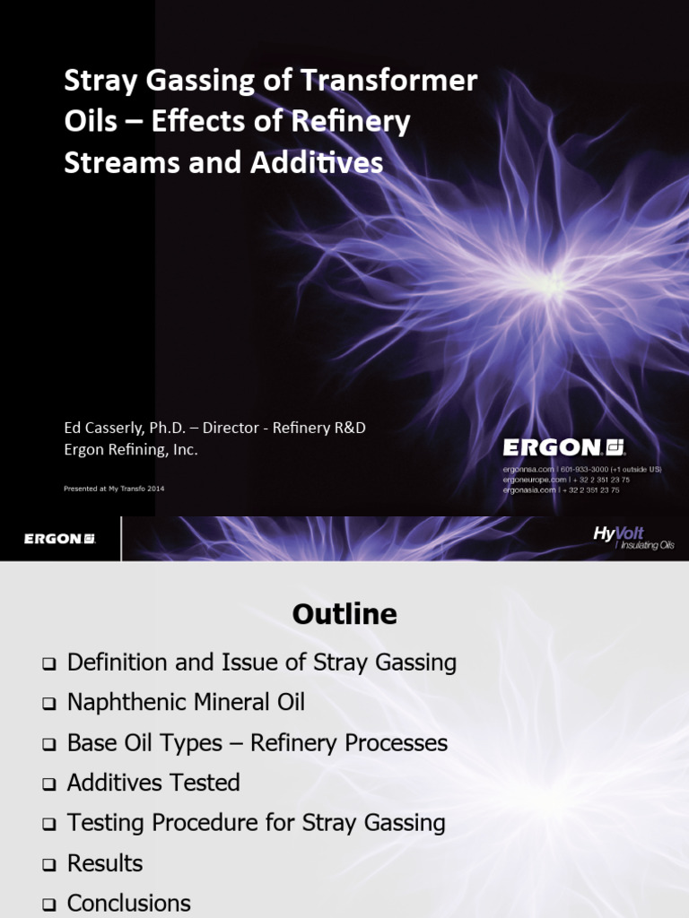 My - Transfo - 2014 - Ergon-Efecto de La Refinacion en El Stray Gassing ...