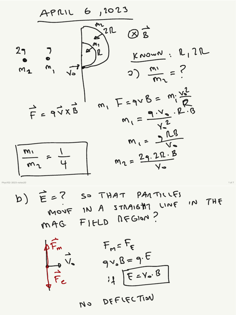 Physics 102 Notes: Forces and Torque | PDF