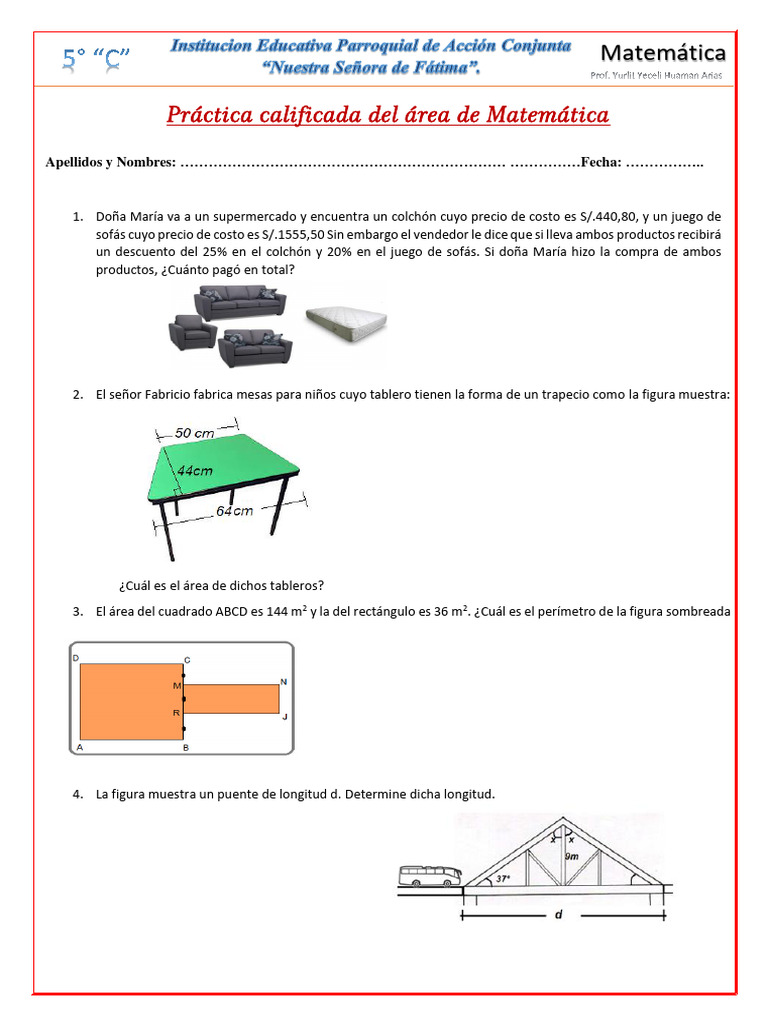 IV Ultima Practica Calificada | PDF