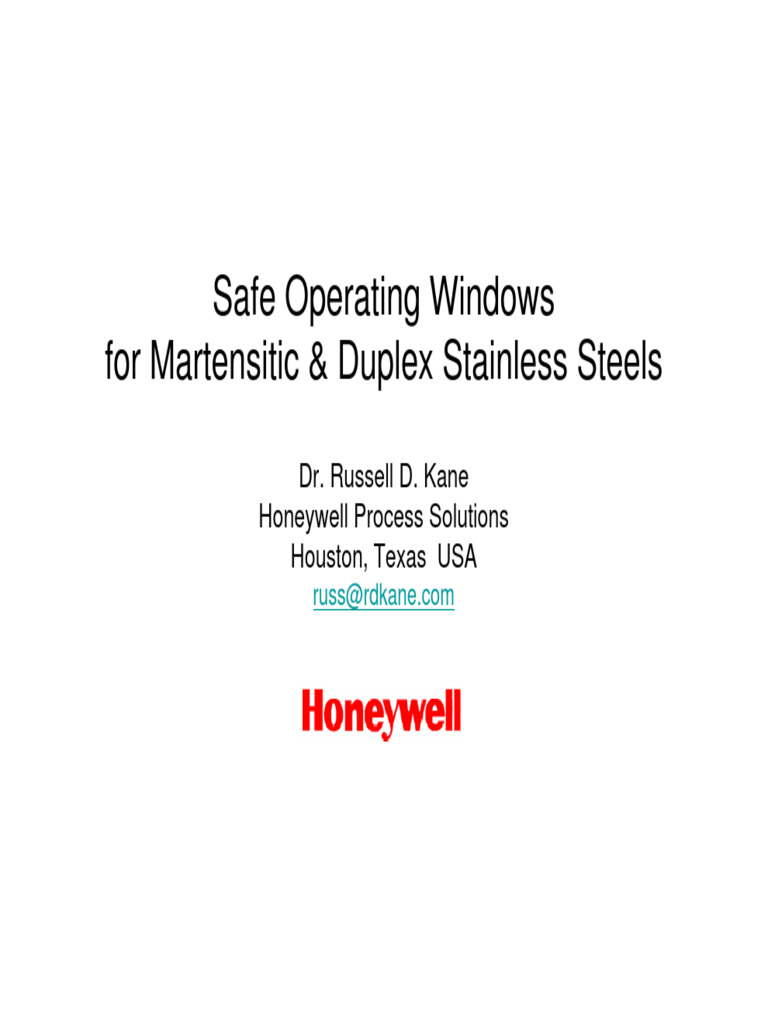 ISO-TC 67 - 2. Kane - S Presentation On Safe Use of MSS and DSS | PDF ...