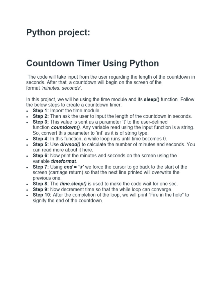 Python Project | PDF