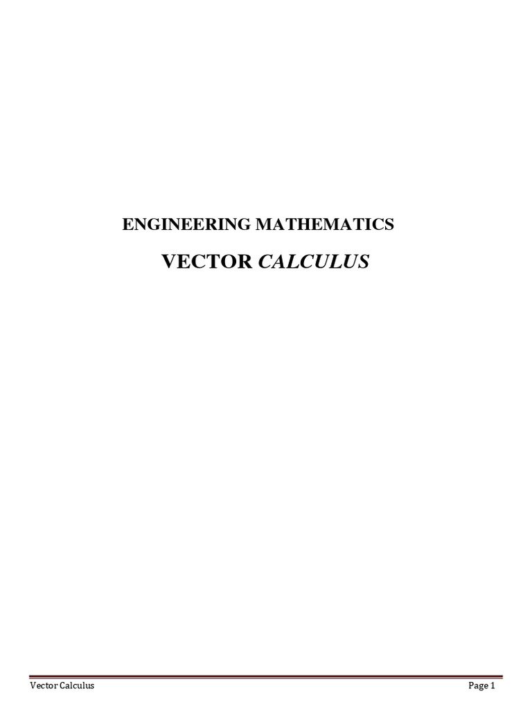 Vector Calculus Add On | Download Free PDF | Gradient | Operator (Mathematics)