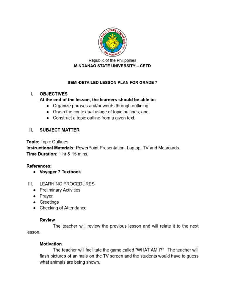Topic Outlines | PDF | Medical Imaging | Science