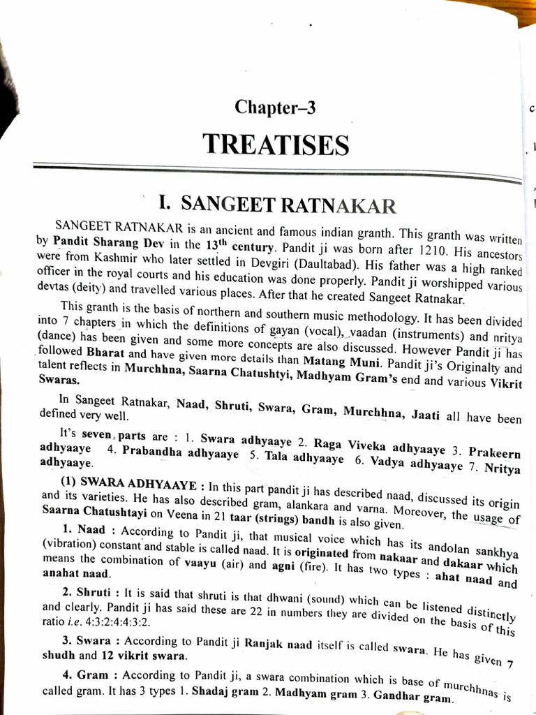 Sangeet Ratnakar - XII Part 1 | Download Free PDF | Classical And Art ...
