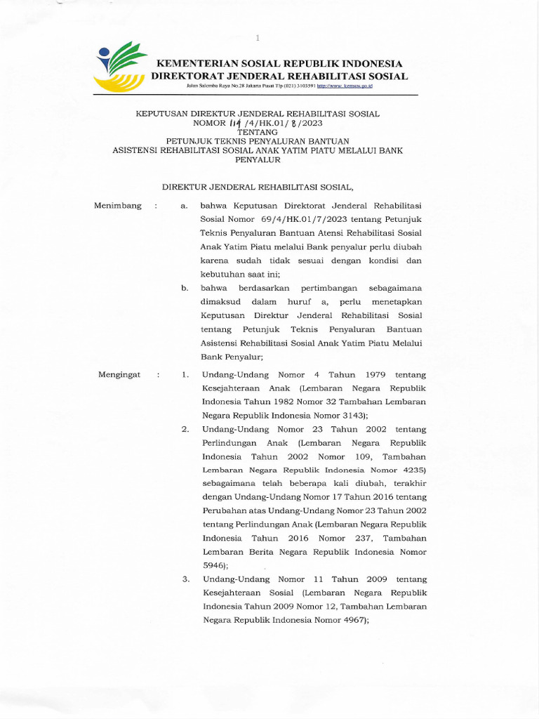 SK YAPI BAnk Penyalur | PDF