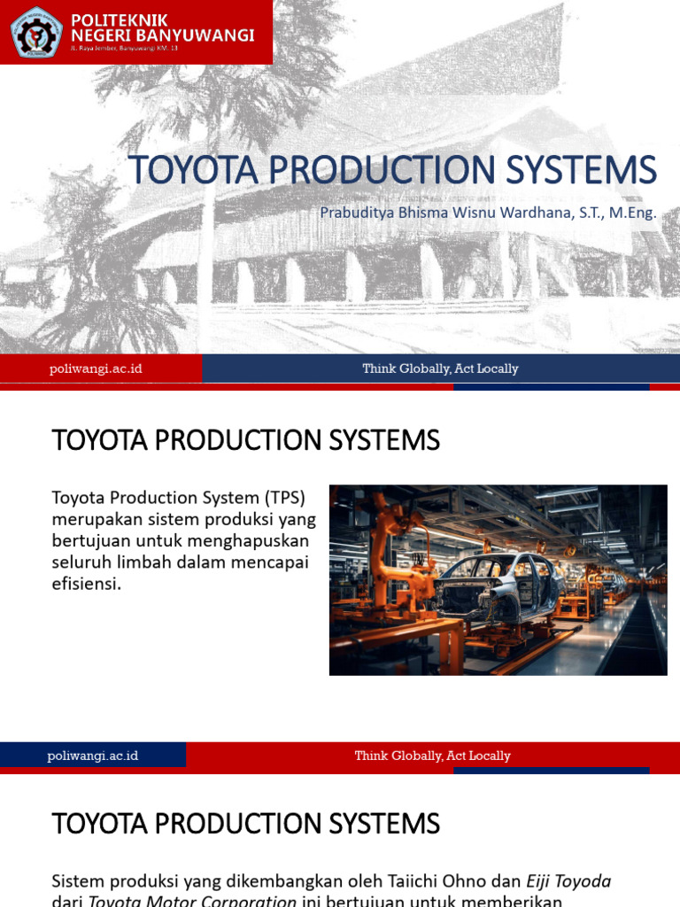 MP 11 - Toyota Production System (TPS) | PDF