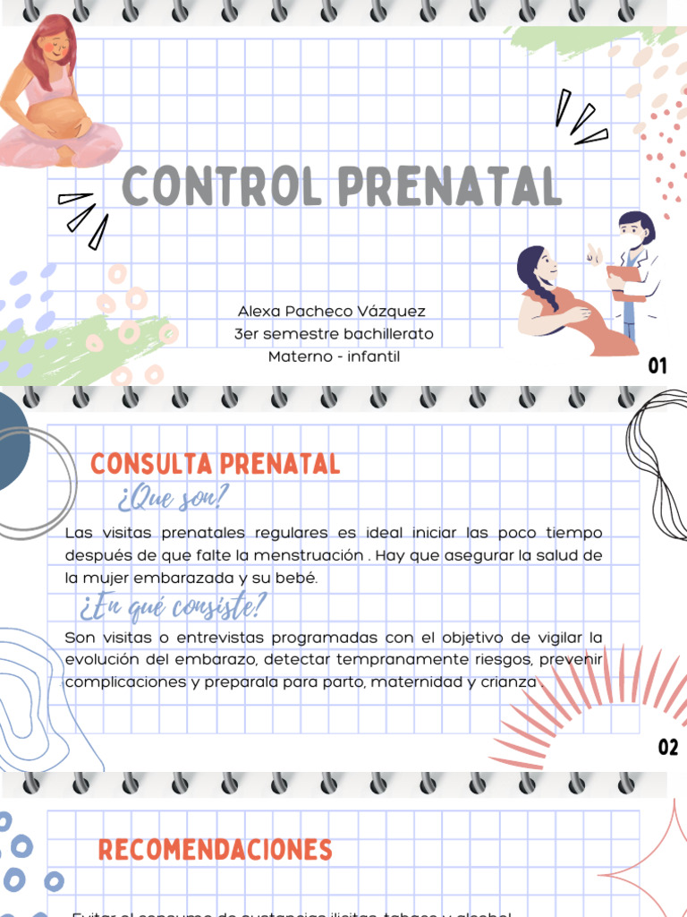 rotafolio control prenatal | PDF | El embarazo | Parto