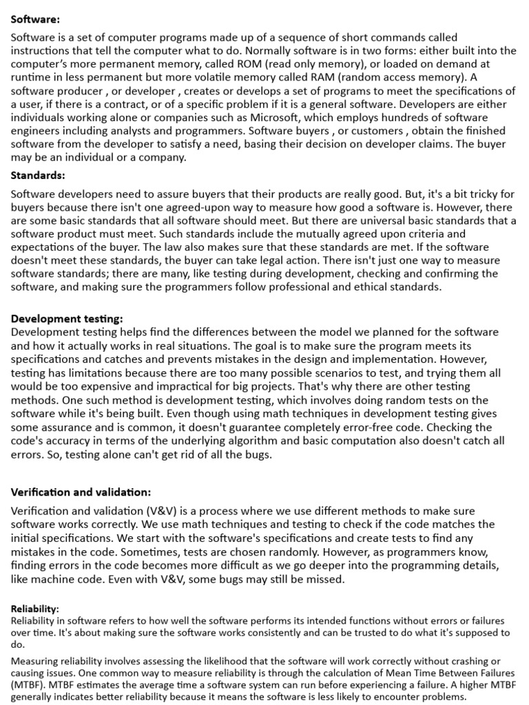 PP 1 | PDF | Reliability Engineering | Software