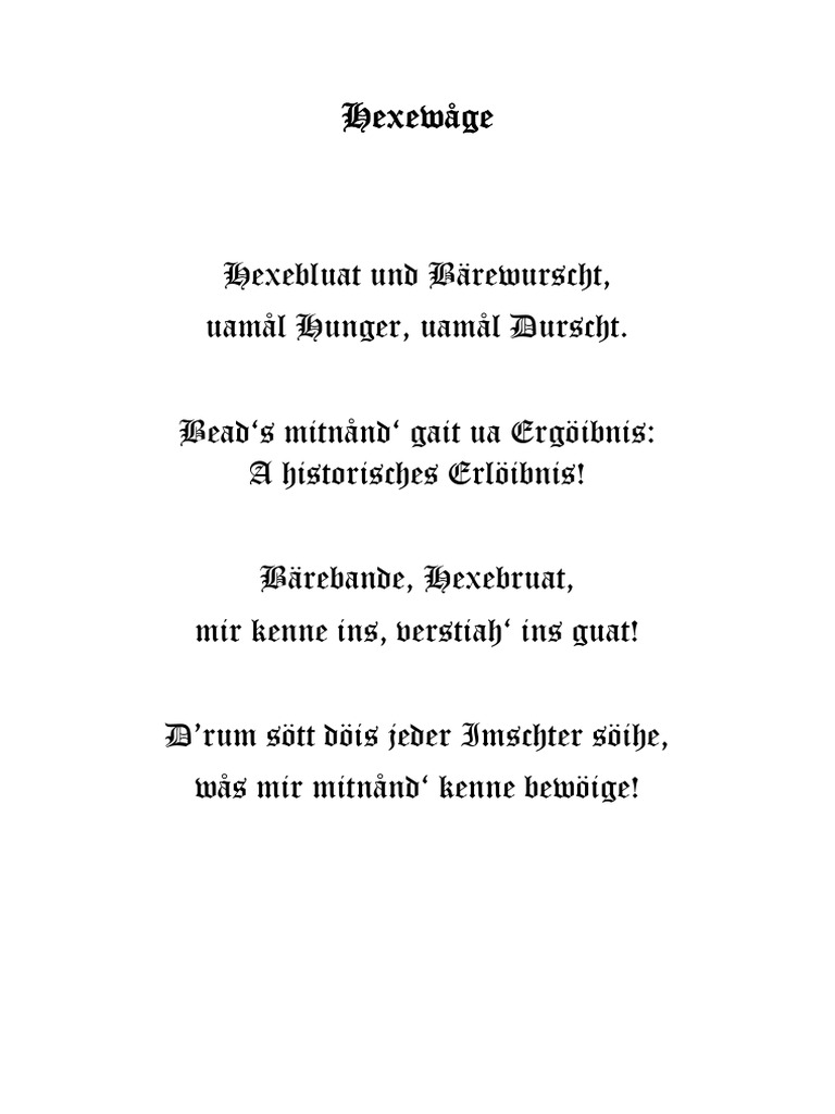 Gedicht_Hexenwagen | PDF