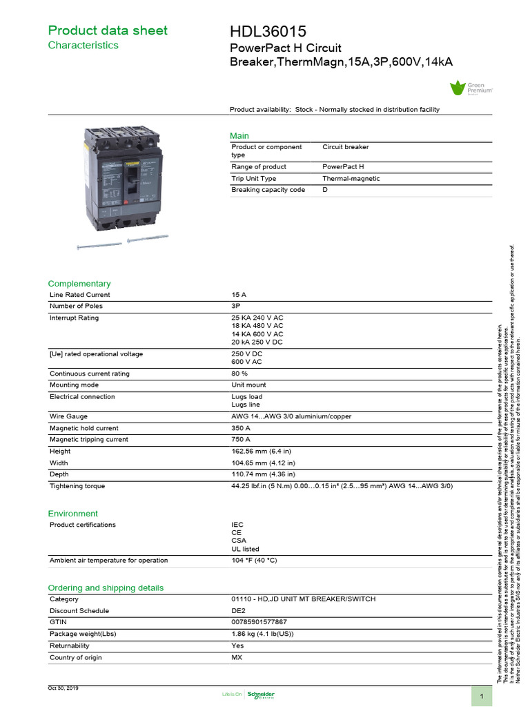 HDL36015 HDL36015 3 G000103631 | Download Free PDF | Electrical ...