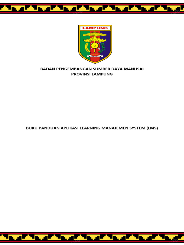 Buku Panduan Learning Management System | PDF