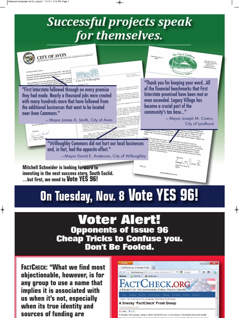 Vote YES 96 for South Euclid's Future | PDF
