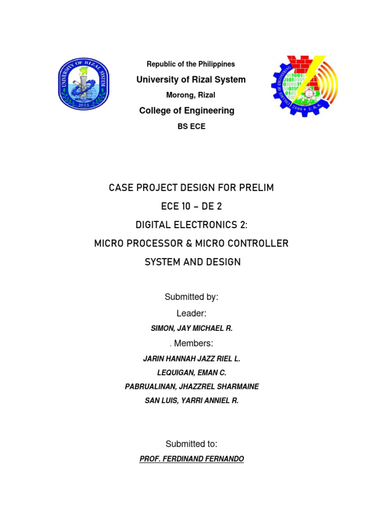 Group 2 Prelim Case Project Design | PDF