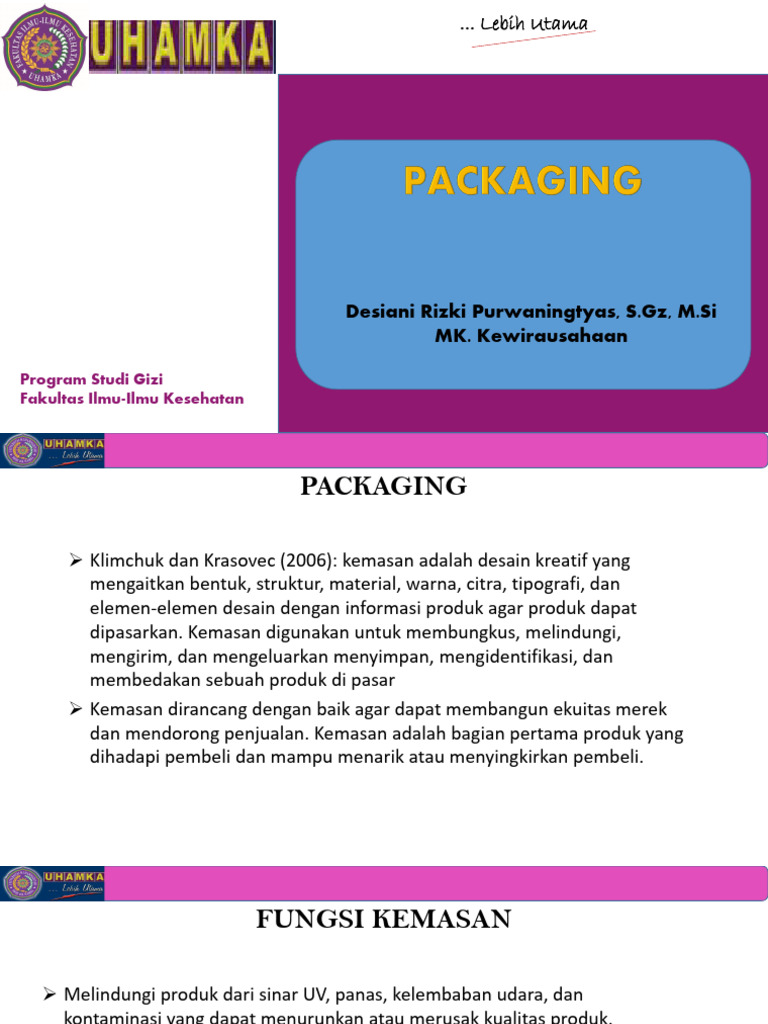 2021 P6 Packaging | PDF