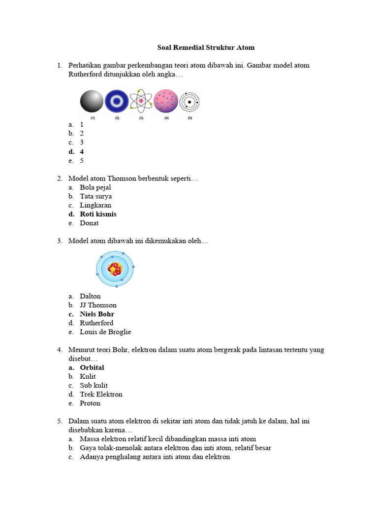Soal Remedial Kelas X Kurmer | PDF | Sains & Matematika