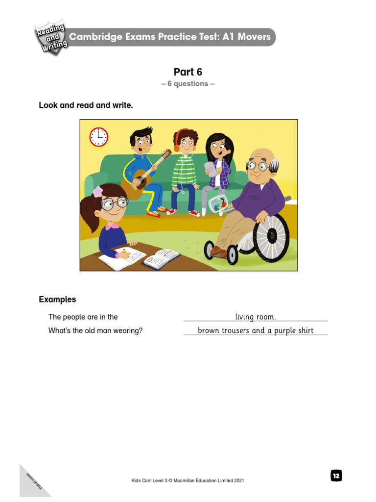2 KC3 Cambridge Practice Test Movers | PDF