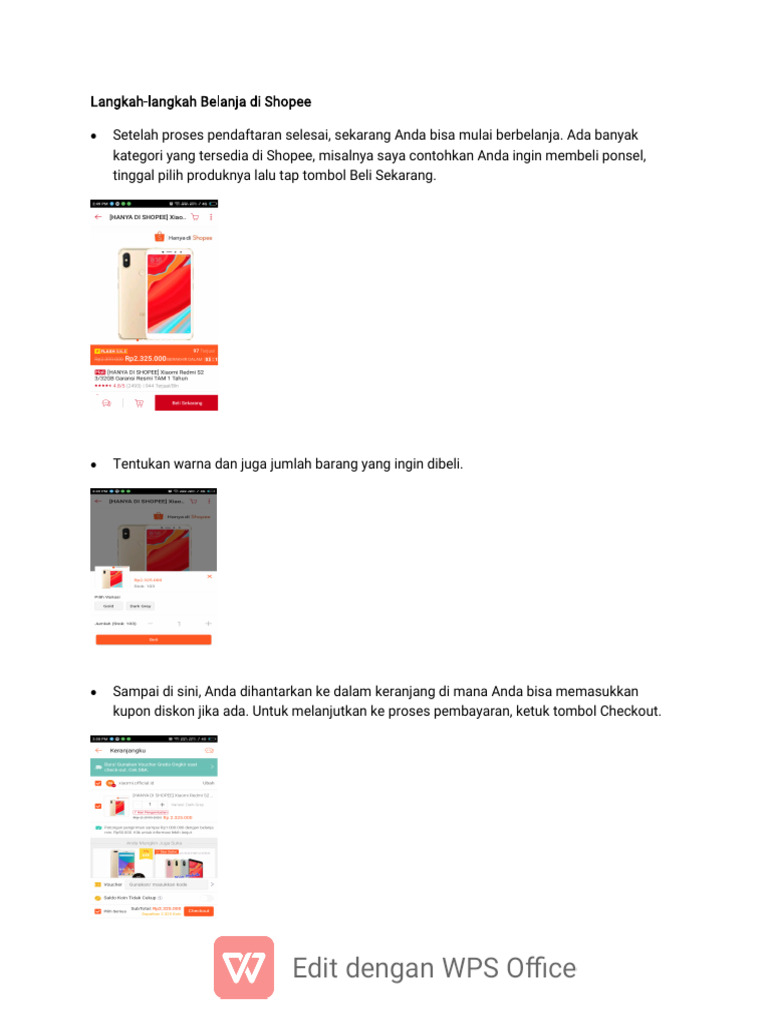 Langkah-langkah transaksi | PDF