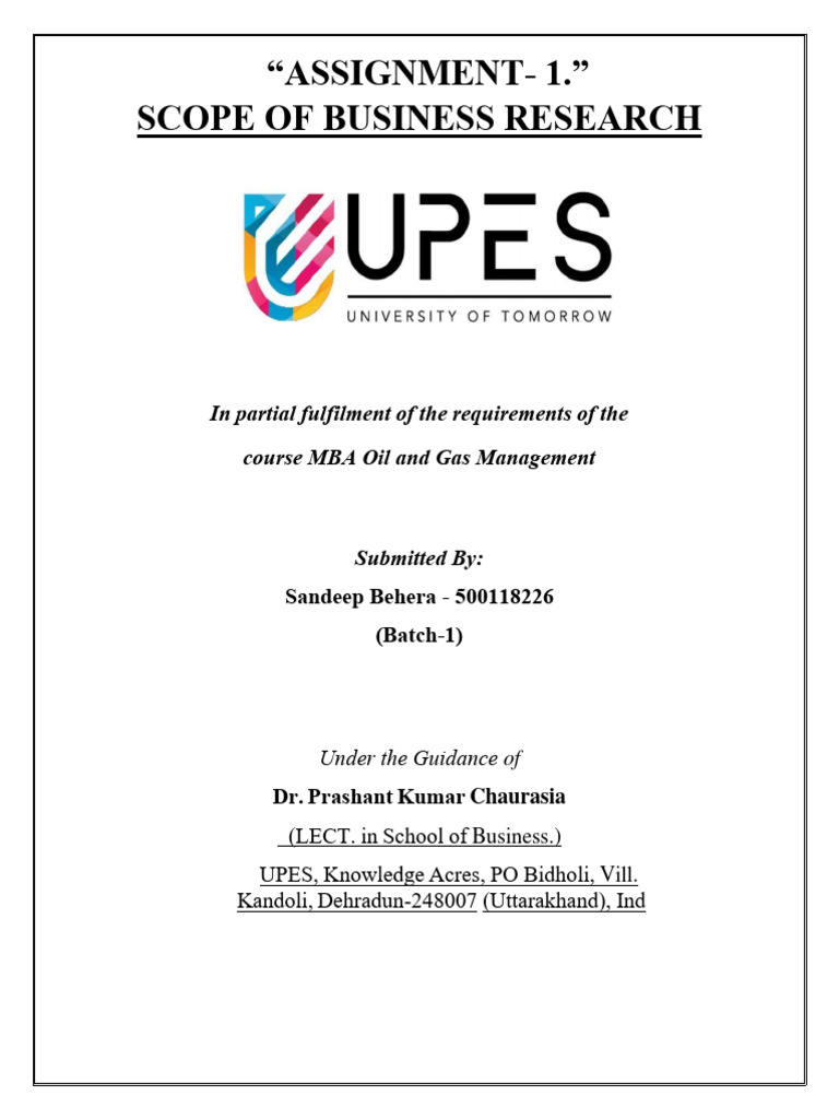 Assignment - 1 (Sandeep Behera-500118226) ) | PDF | Corporate Social Responsibility | Strategic ...