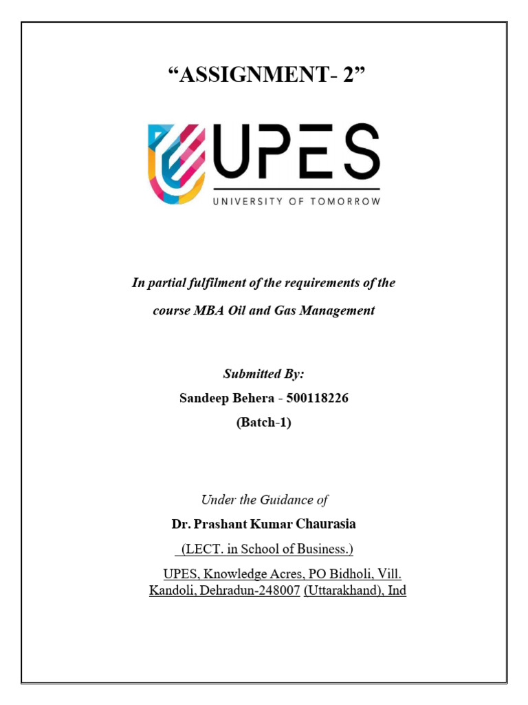 Assignment 2 (Sandeep Behera-500118226) | PDF | Statistics | Methodology