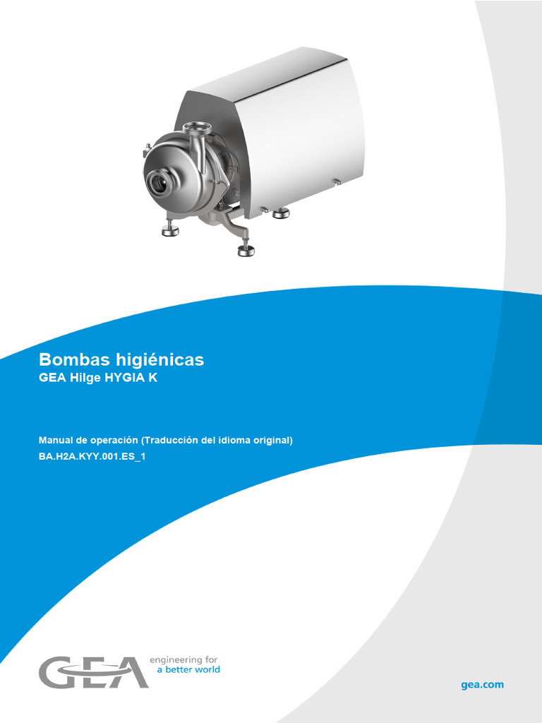 HYGIA K BA - H2A - KYY - 001 - ES - 1 - Internal Use Only-143455 | PDF | Bomba | Bebida