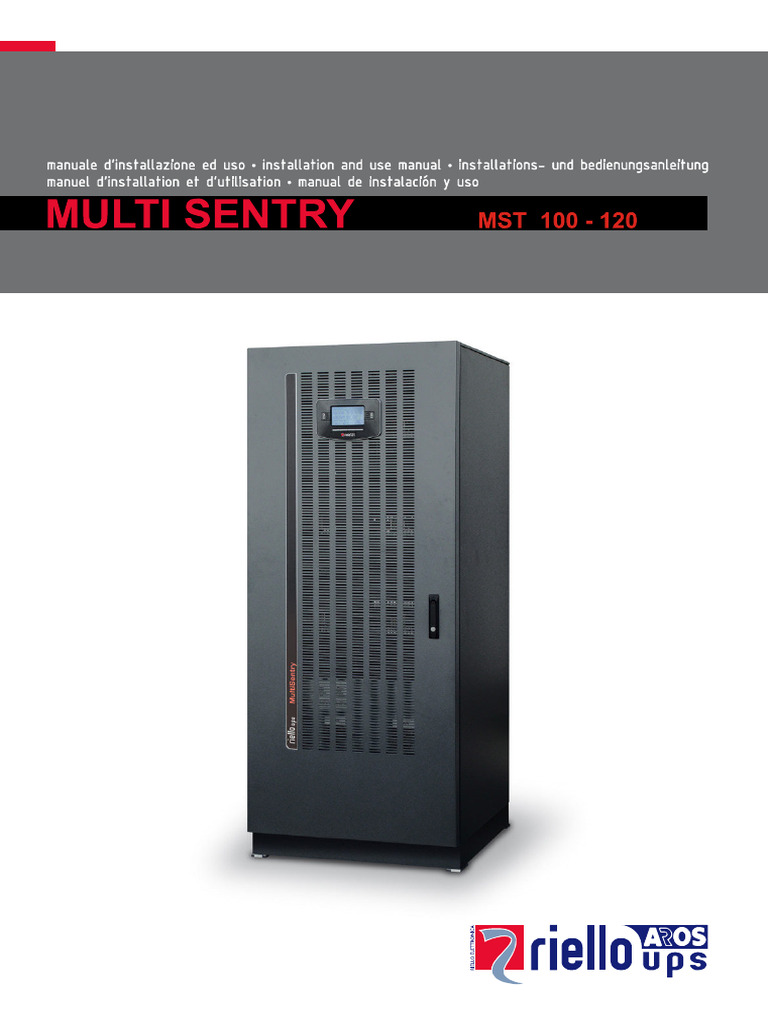 Manual de Instalacion UPS RIELLO | PDF | Fusible (Eléctrico ...