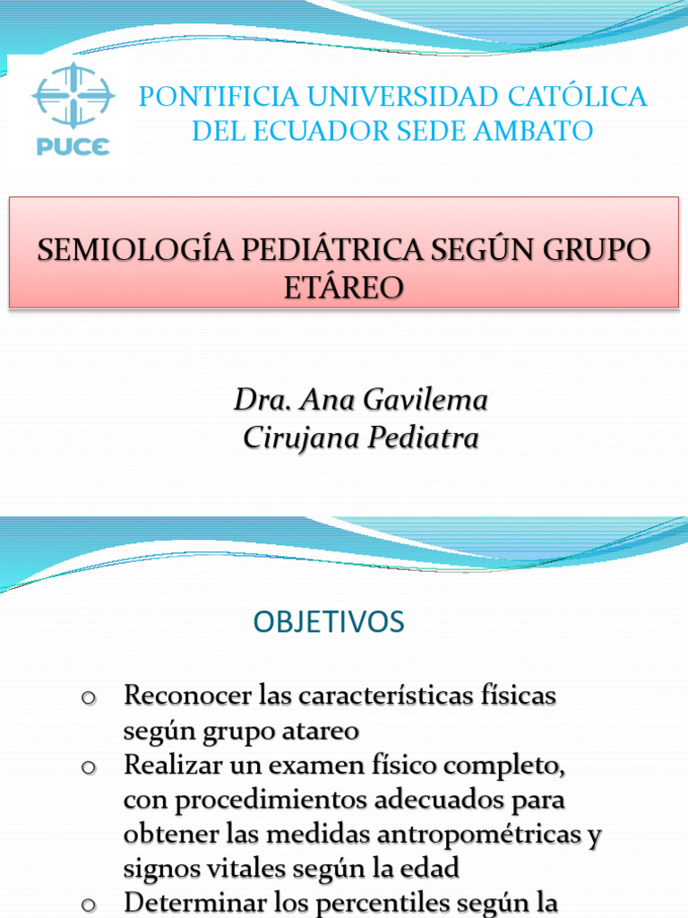 Semiologia Pediátrica | PDF | Dolor | Examen físico