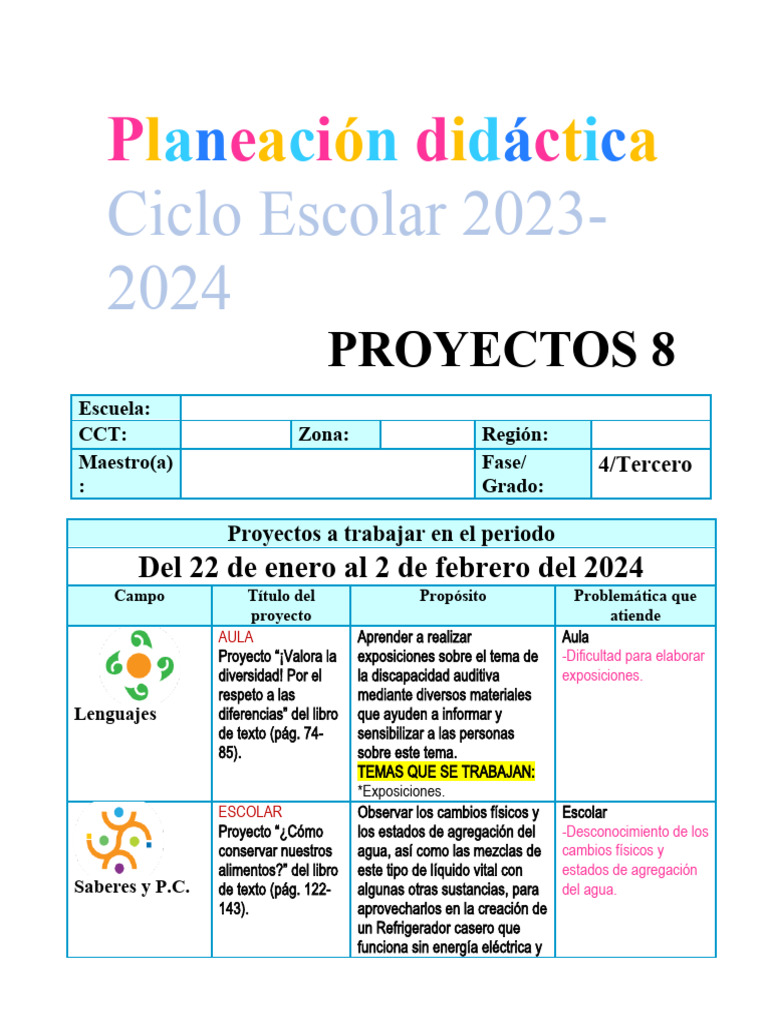 Planeación de tercer grado de primaria | PDF | Solubilidad | Agua