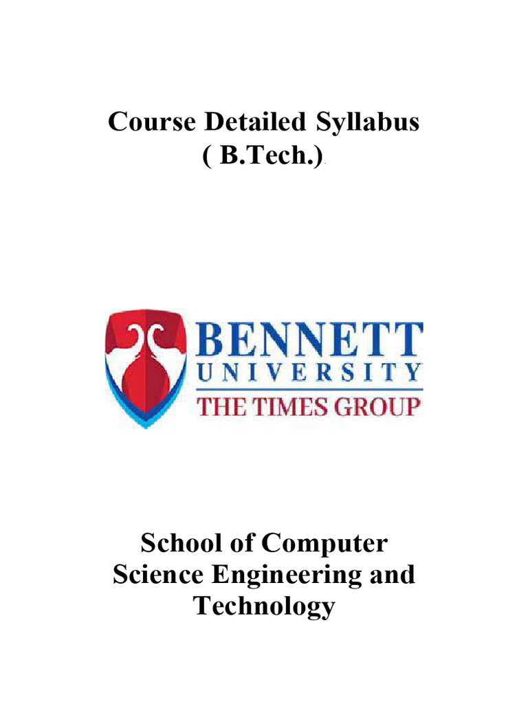 BTech Detailed Syllabus 2022 Compressed 1 | PDF | Matrix (Mathematics) | Ordinary Differential ...
