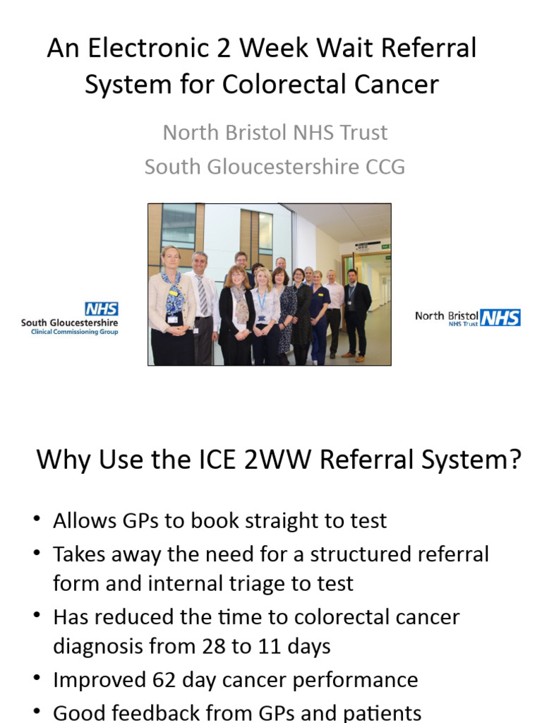 Colorectal 2WW - Why and How | PDF | Colonoscopy | Colorectal Cancer