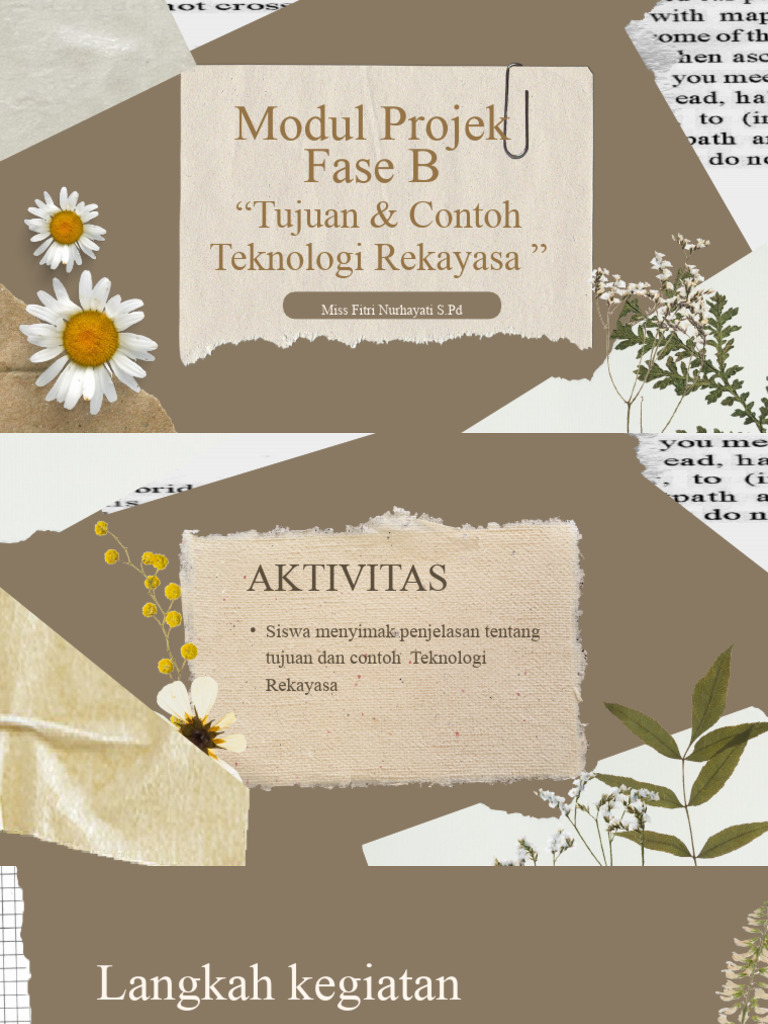 Tujuan & Contoh Teknologi Rekayasa | PDF | Seni