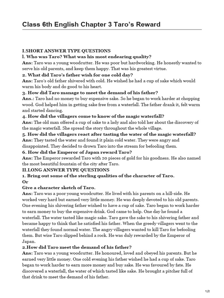 3 Taros Reward | PDF | Poetry