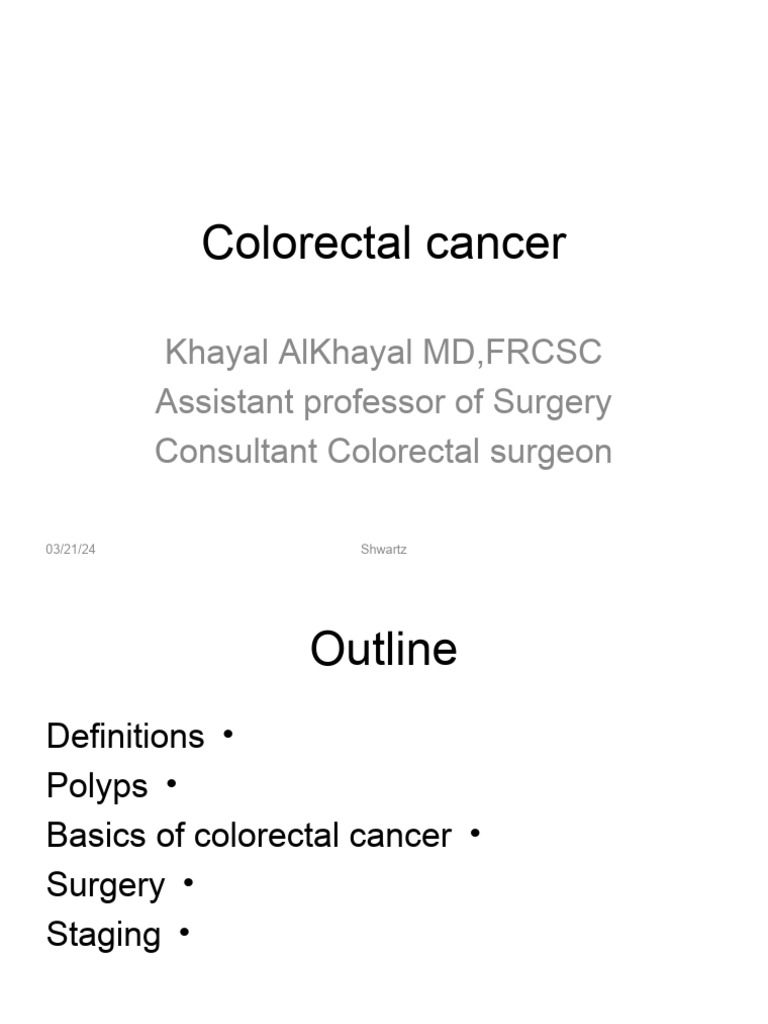 13 Colorectal Cancer Pdf Colorectal Cancer Cancer