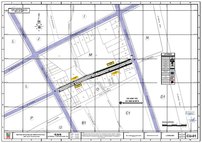 Plano de Lotización San Ignacio | PDF | Geodesia | Cartografía