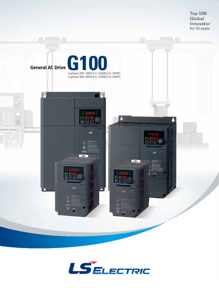 LS G100 General AC Drive Overview | PDF | Power Inverter | Direct Current