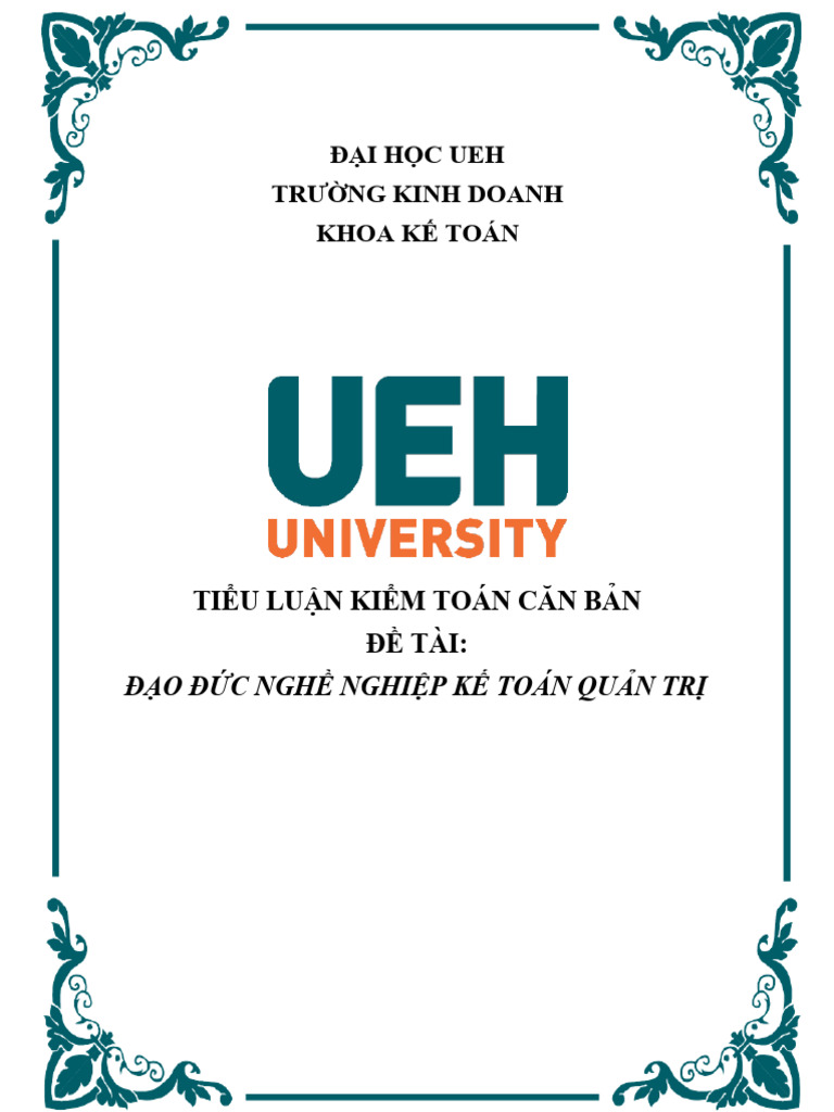 Tiểu Luận Nhóm Ktcb | PDF