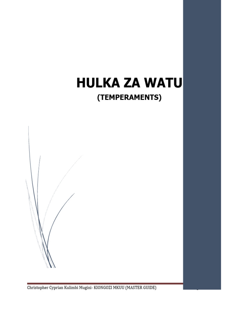 Hulka Za Watu | PDF