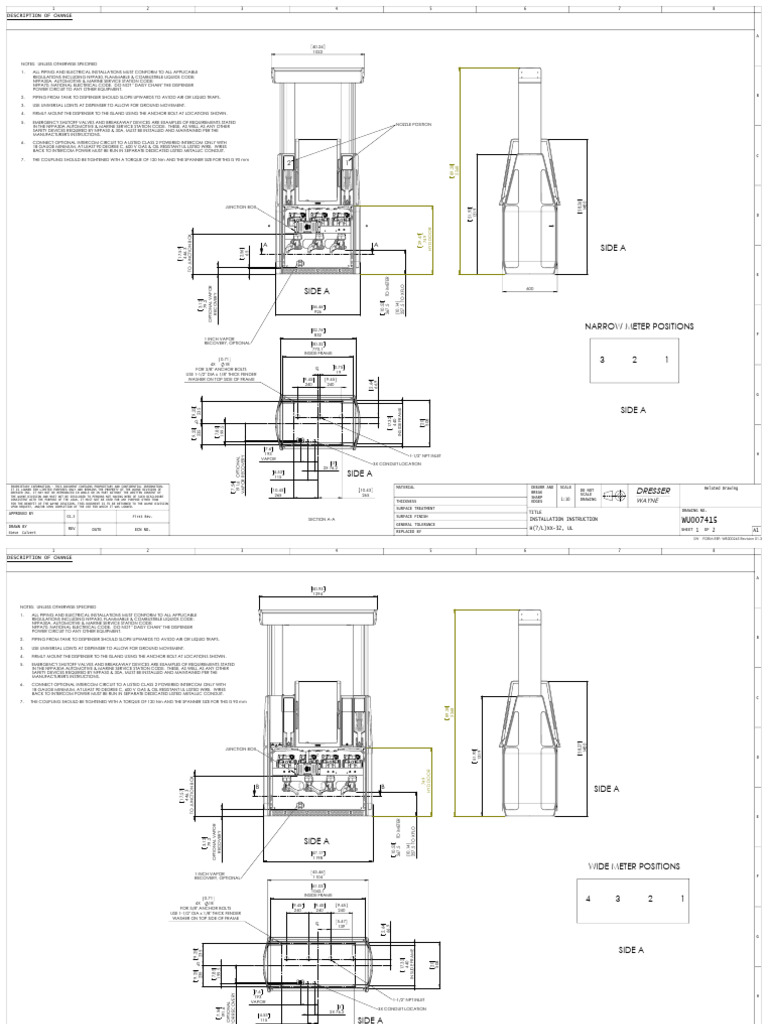 Helix 4000 5000 Installation Footprint | PDF | Electrical Wiring ...