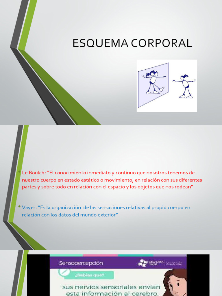 Power 6 - Esquema Corporal | PDF | Conocimiento | Conceptos psicologicos