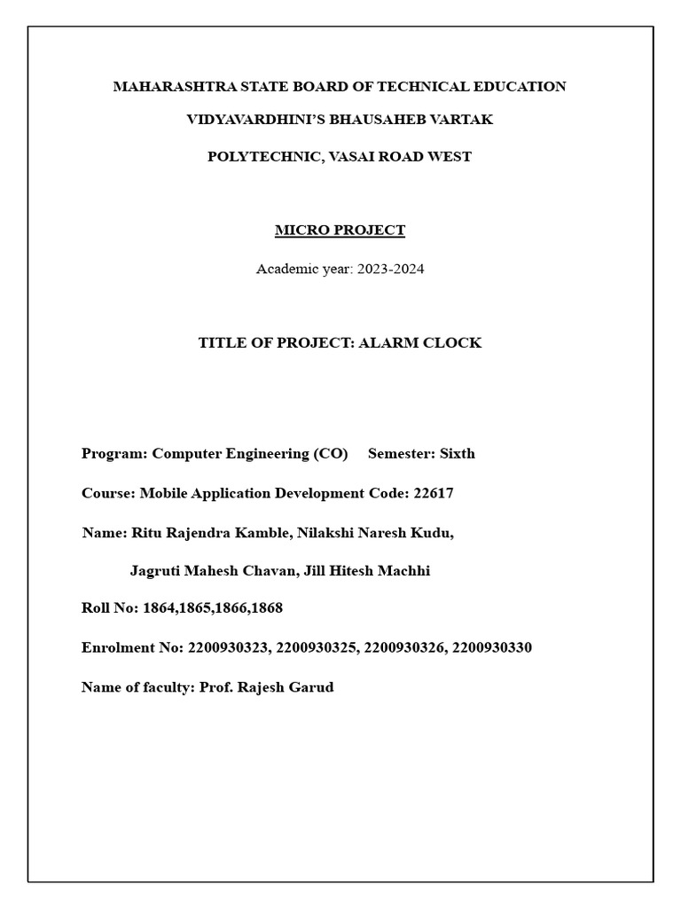 Mad Microproject | PDF | Android (Operating System) | Software Development Kit