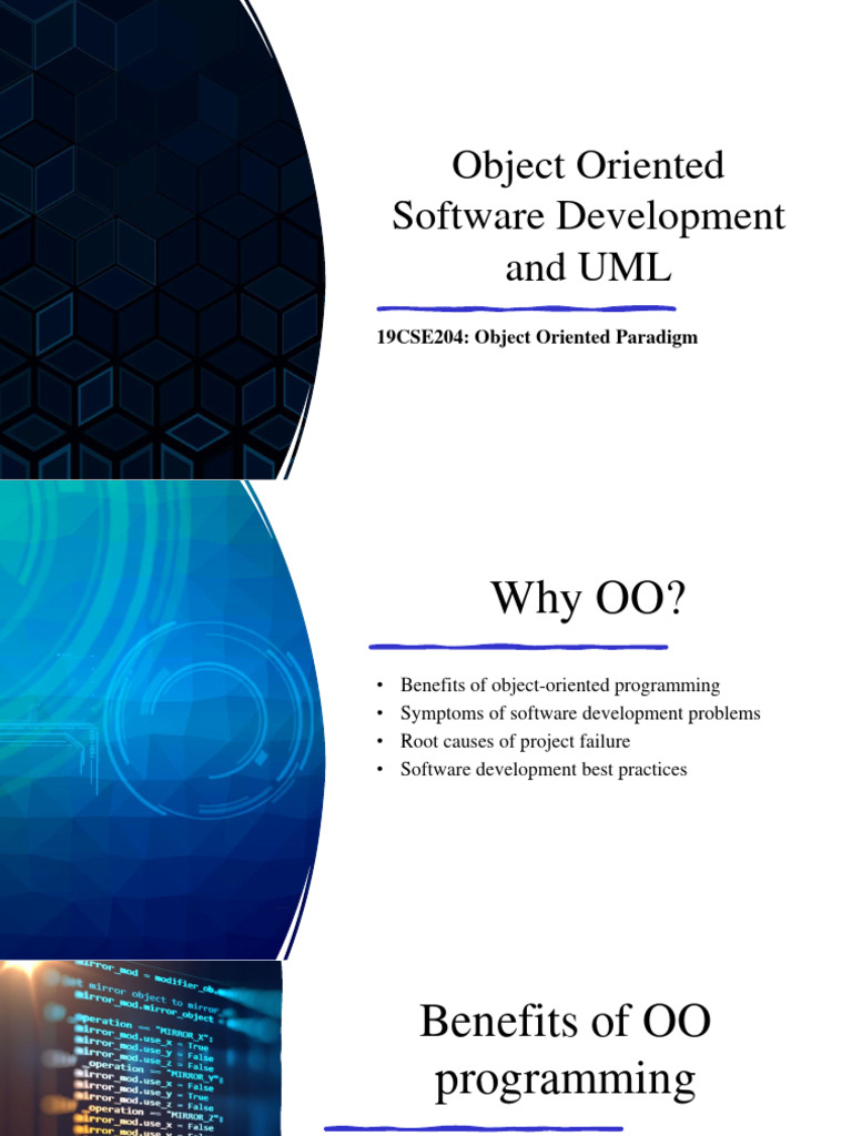 3 Uml And Object Oriented Software Development 1 Pdf Inheritance Object Oriented