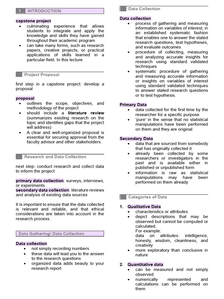 CE PROJ 2 - Notes | PDF | Data | Statistics